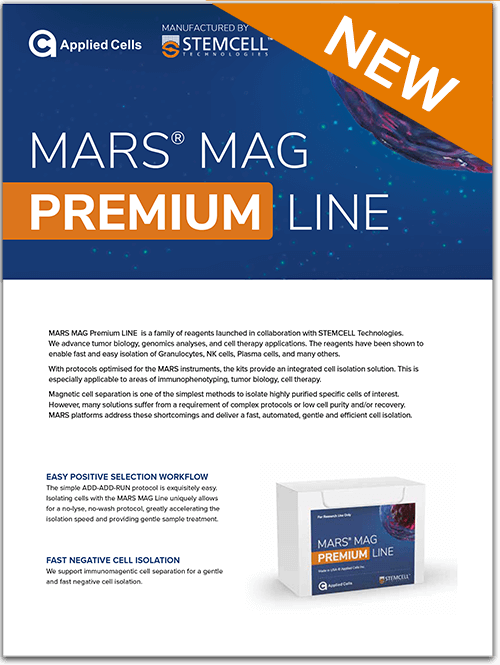 MARS® MAG Premium Line - Applied Cells