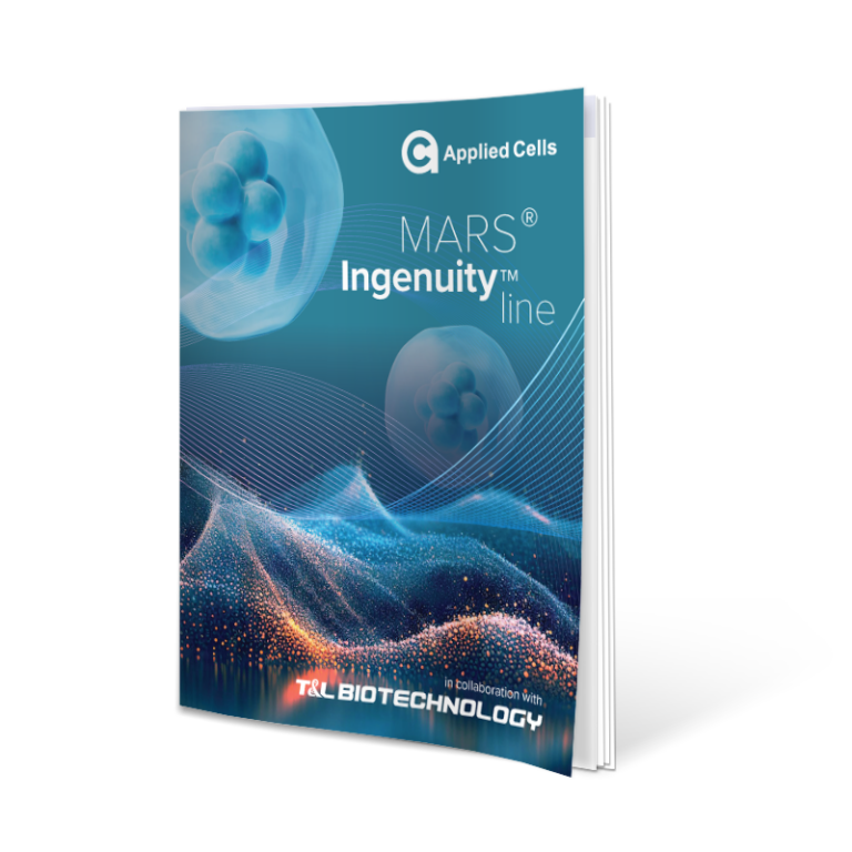 MARS Ingenuity Line for Cell Therapy Development – Applied Cells